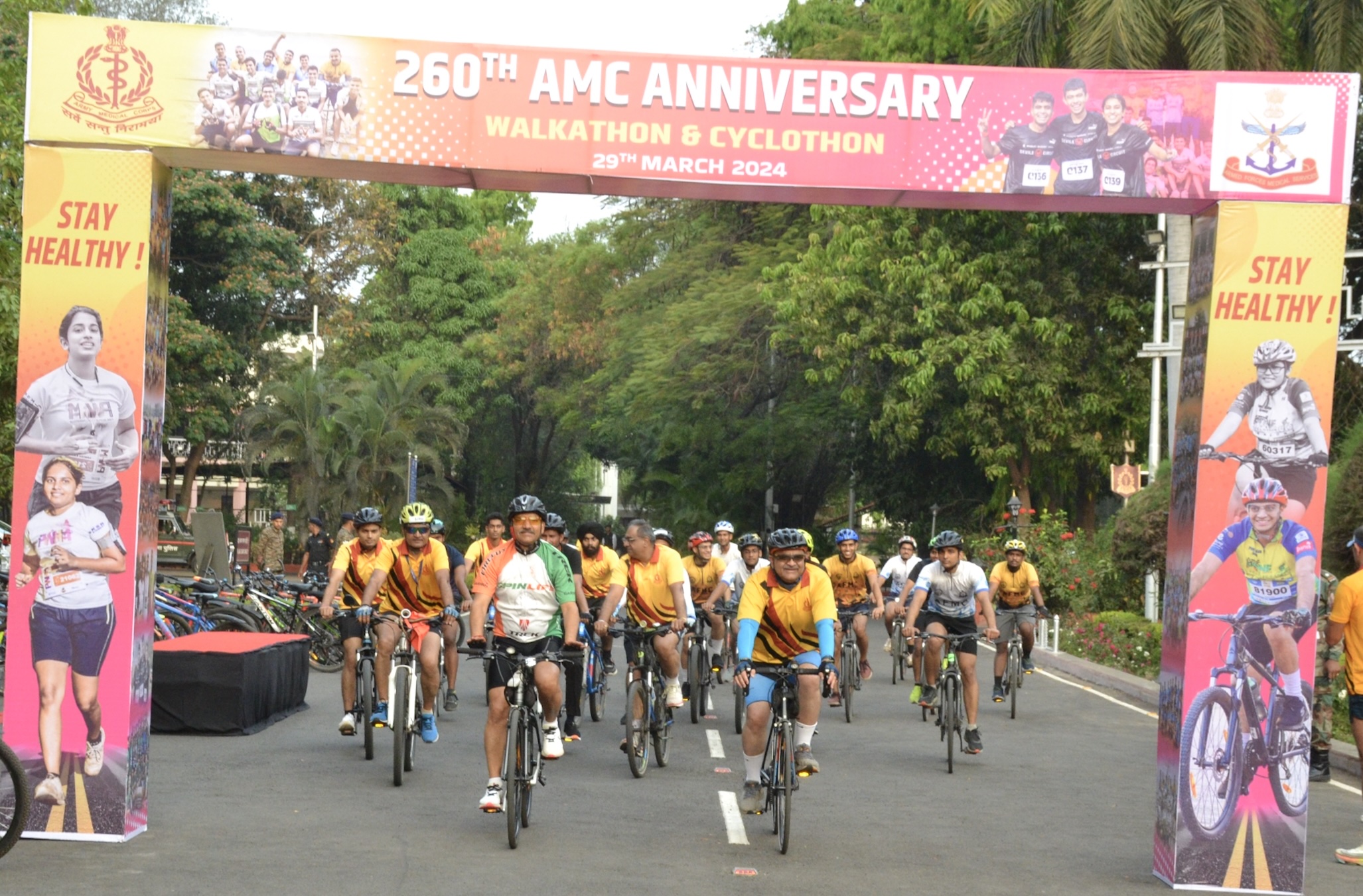 260TH AMC ANNIVERSARY CELEBRATIONS: WALKATHON AND CYCLOTHON ORGANIZED ...