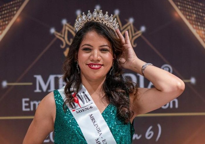 Pune’s Abhilasha Sinha Shines Bright as ‘Mrs. Radiance’ at Mrs. India Empress of The Nation 2025 ...